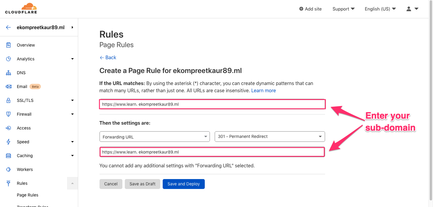 How to Set up Your Custom Domain in CloudFlare